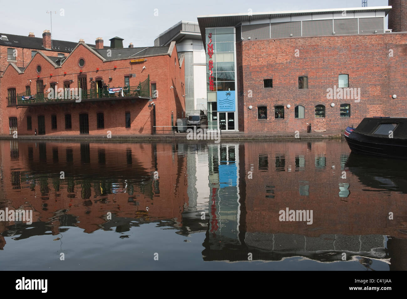 Canal network in Birmingham Stock Photo - Alamy