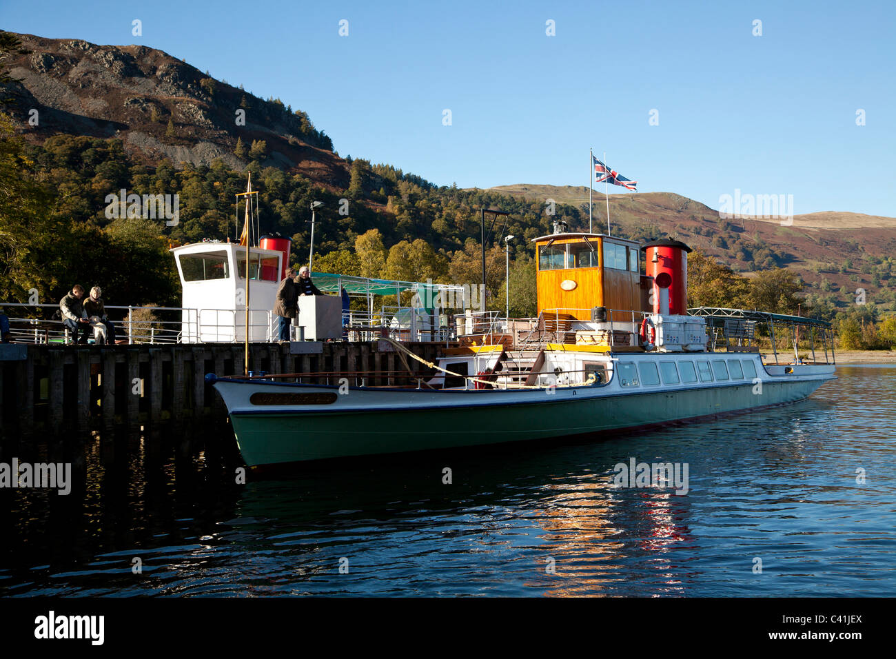 Ullswater steamer, Cumbria Stock Photo - Alamy
