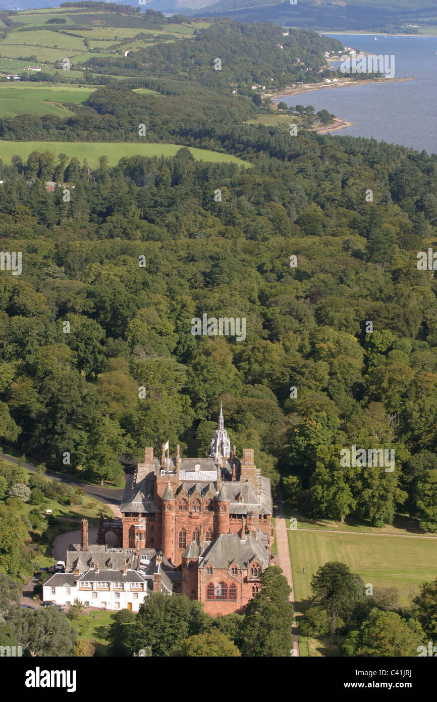 Mount Stuart House, home to the Stuarts of Bute, on the Isle of Bute ...