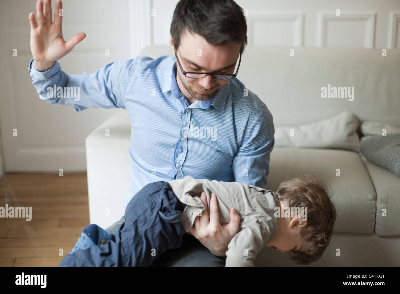 Spanking boy hi-res stock photography and images - Alamy