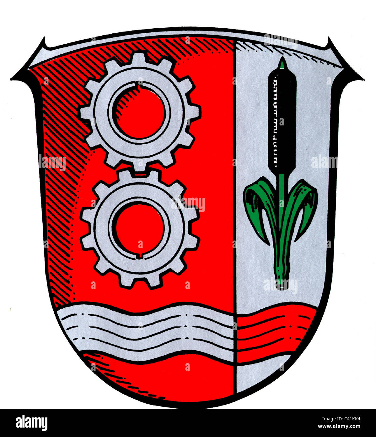 coat of arms / emblems, Maintal, city arms, Hesse, Germany, Additional ...