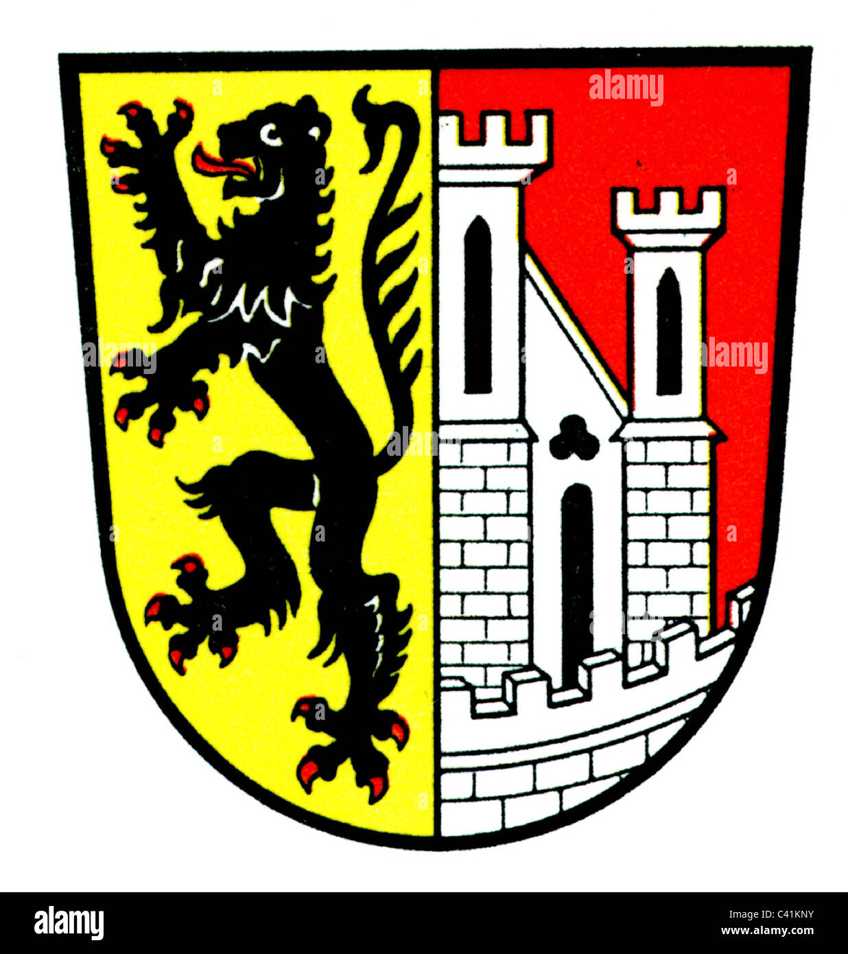 coat of arms / emblems, Juelich, city arms, North Rhine-Westphalia ...