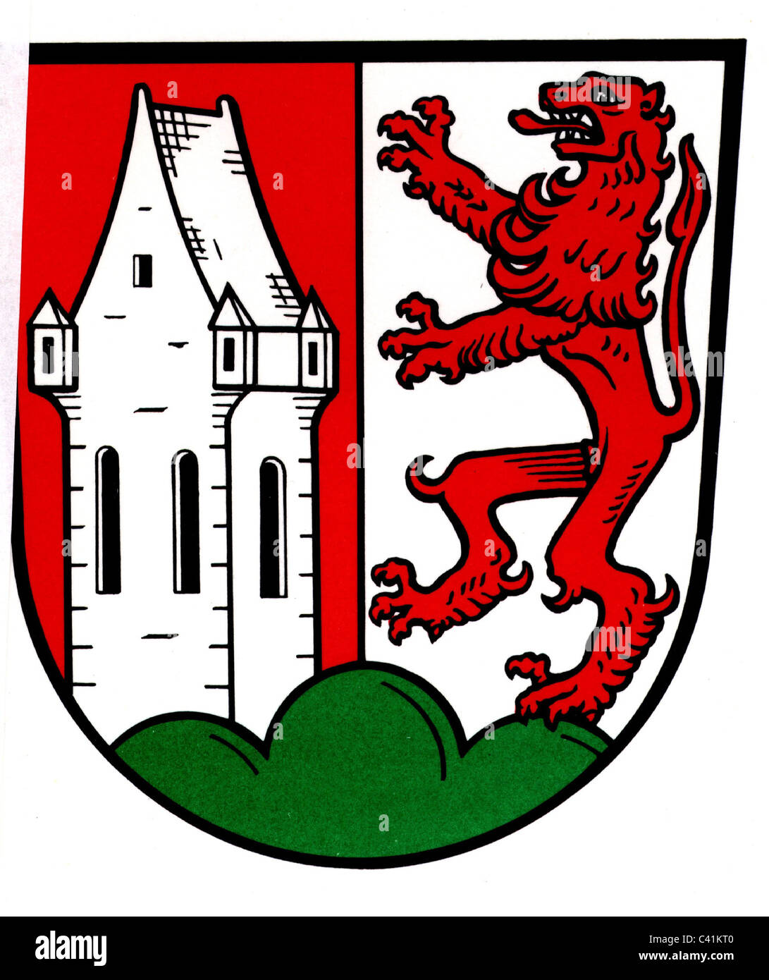 coat of arms / emblems, Germering, city arms, Bavaria, Germany ...