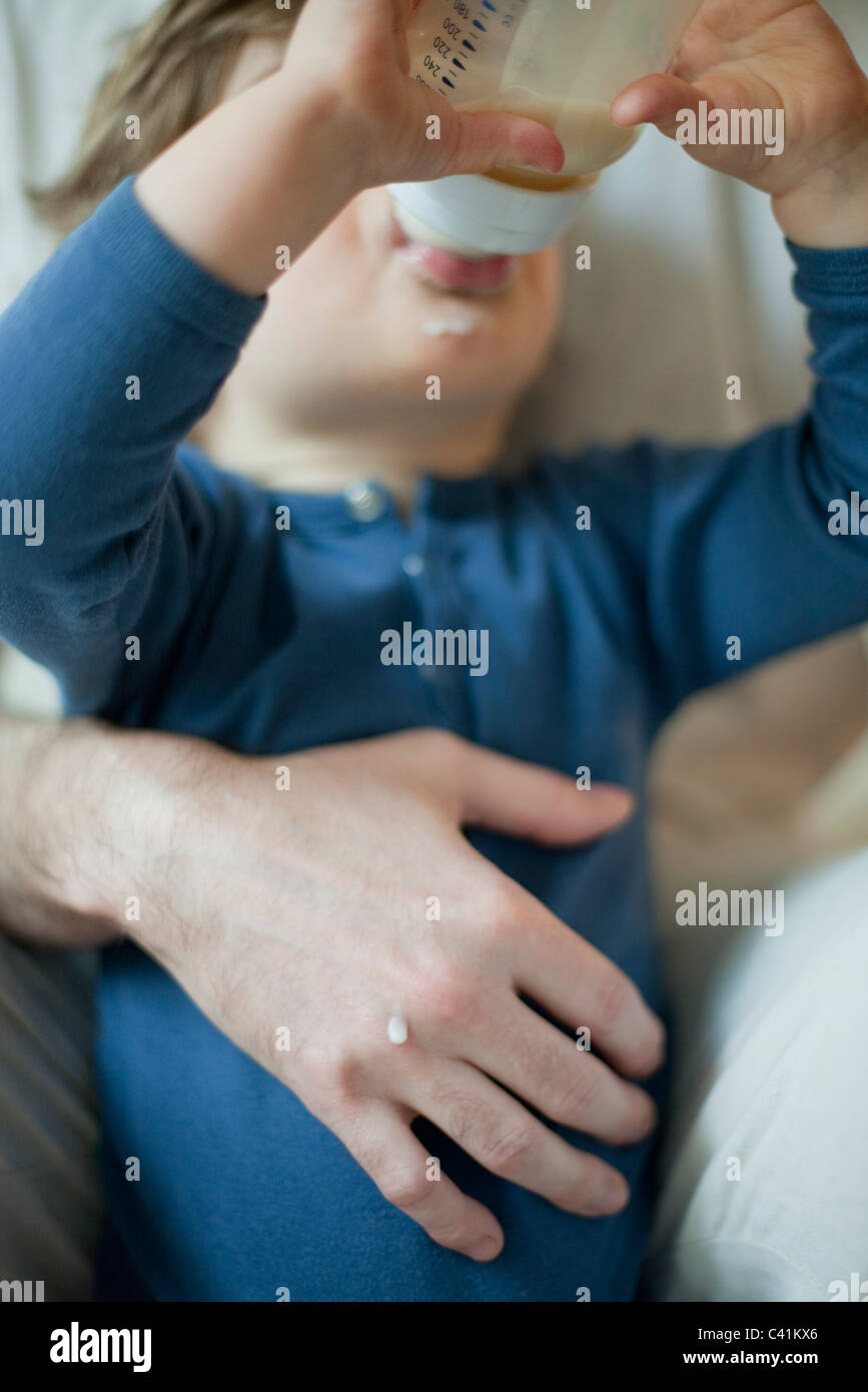 Man drinking milk colour hi-res stock photography and images - Alamy