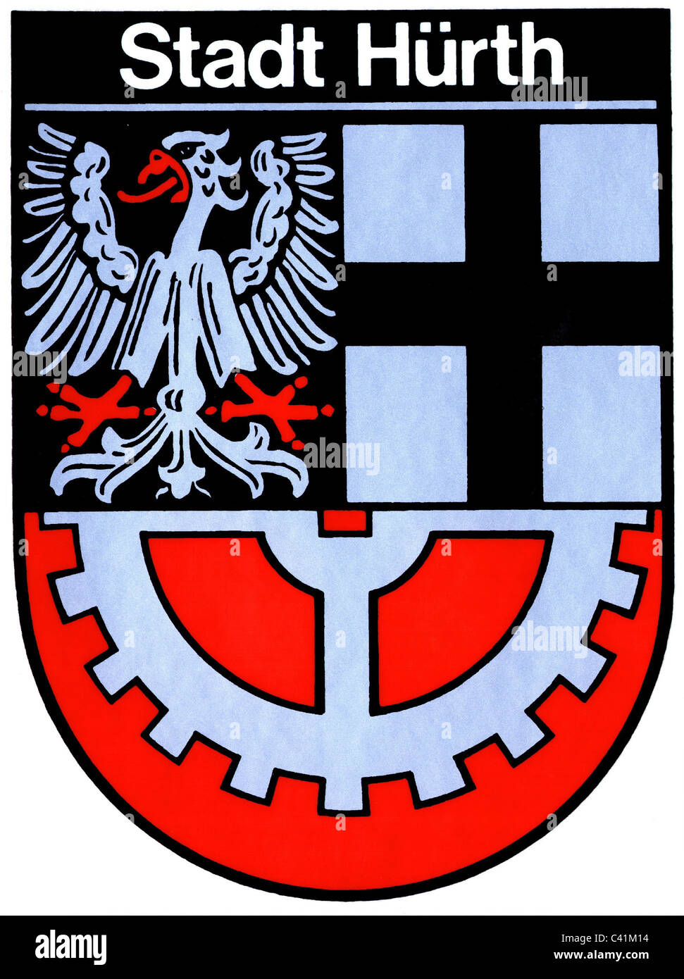 coat of arms / emblems, Hürth, city arms, North Rhine-Westphalia ...