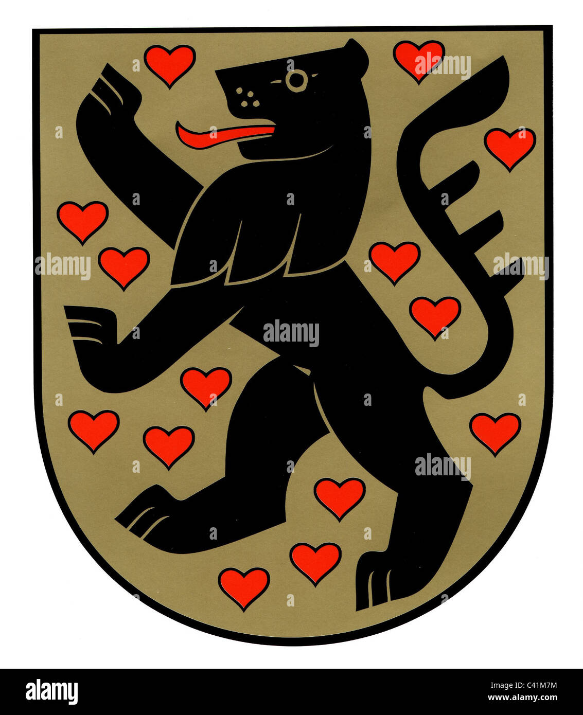 coat of arms / emblems, Weimar, city arms, Thuringia, Germany ...