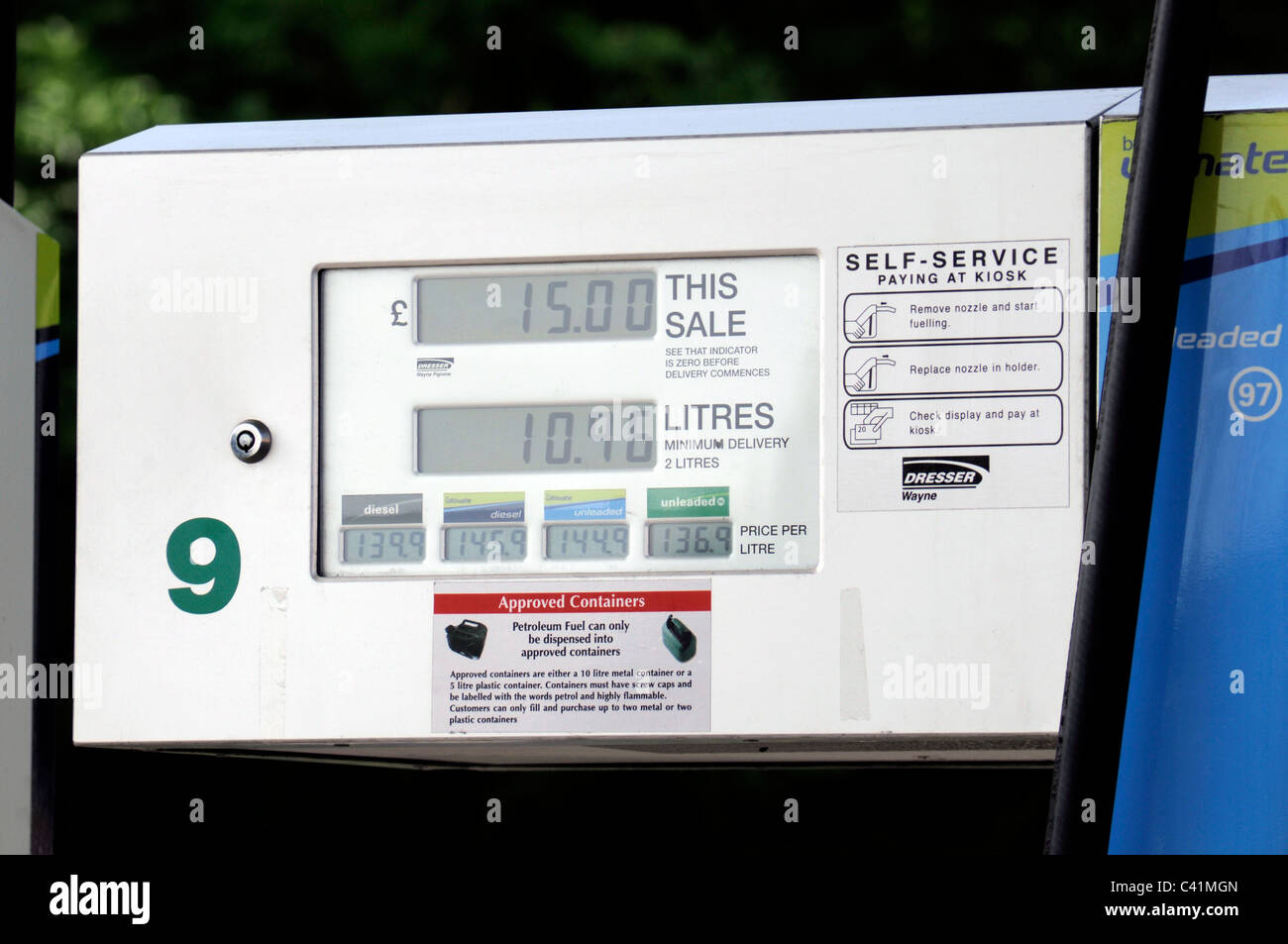 Petrol and diesel pumps hi-res stock photography and images - Alamy