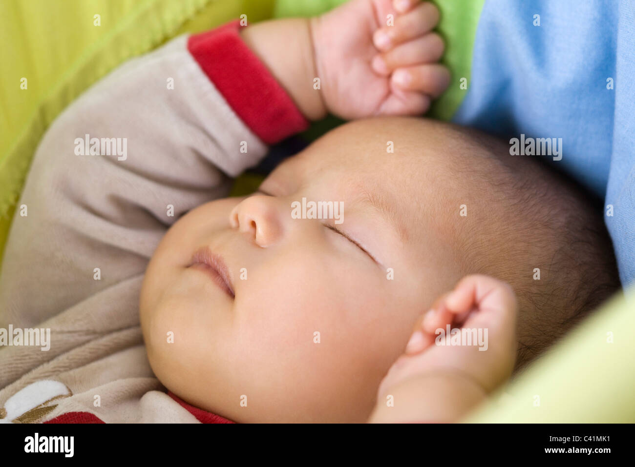 Baby sleeping, portrait Stock Photo - Alamy