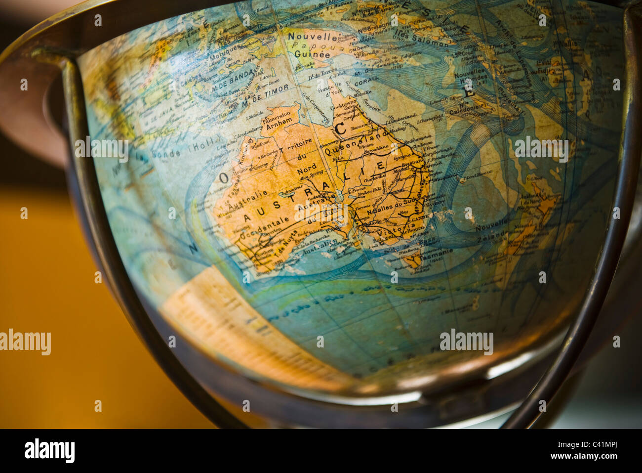 Globe australia view hi-res stock photography and images - Alamy