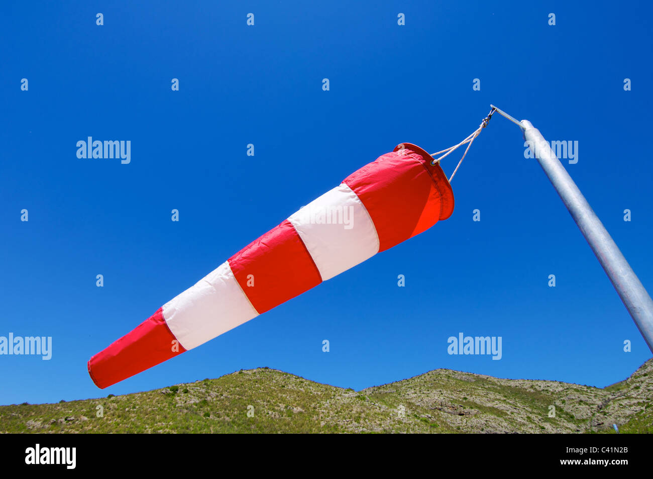 manga wind flying on a blue sky Stock Photo - Alamy