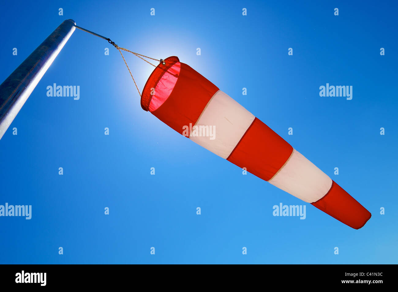 manga wind flying on a blue sky Stock Photo - Alamy