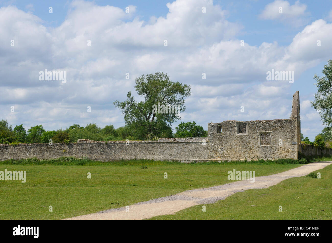 Godstow Abbey Nunnery, Wolvercote, Oxfordshire, England, UK Stock Photo ...