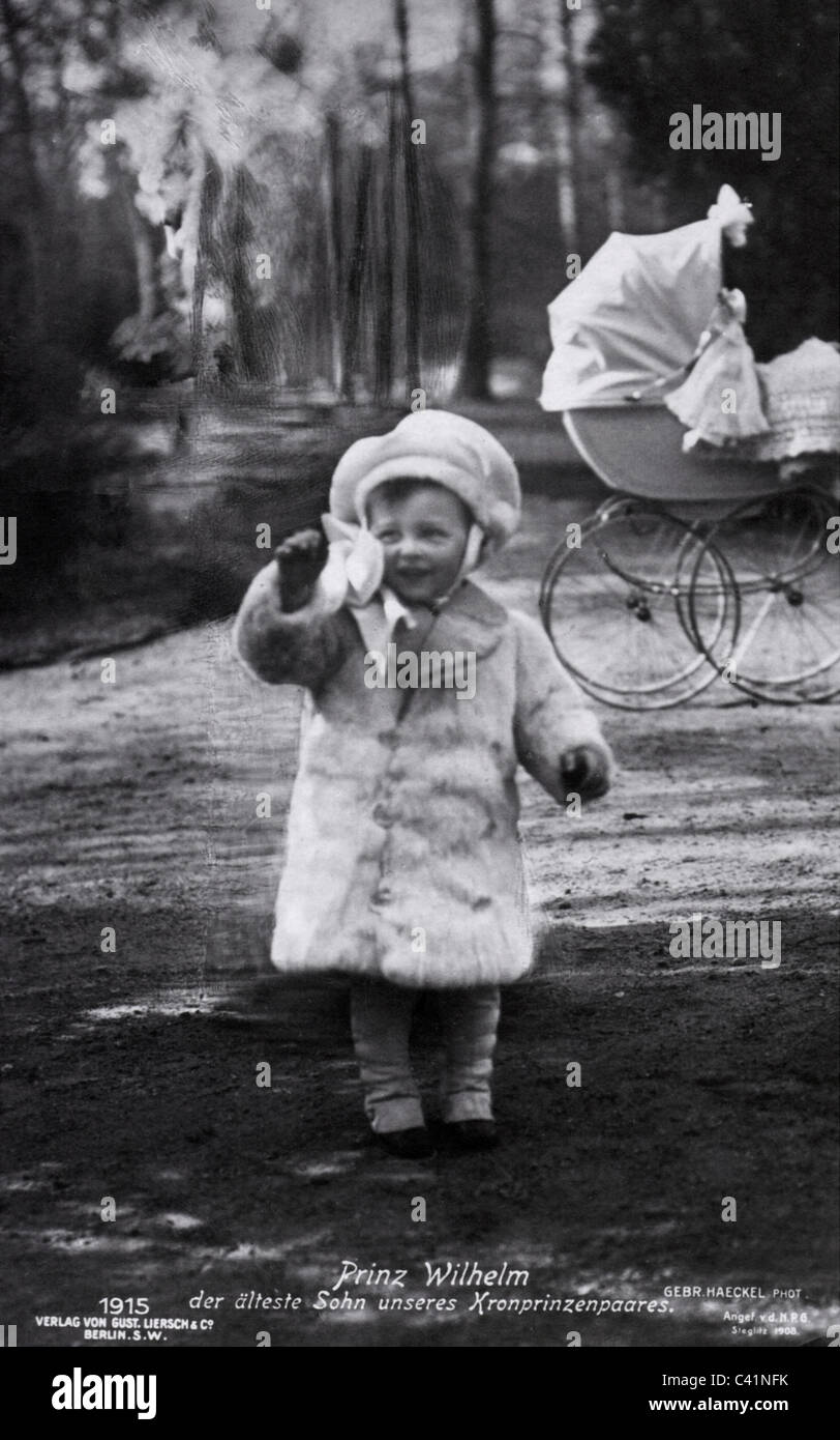 William Frederick, 4.7.1906 - 26.5.1940, Prince of Prussia, as child ...