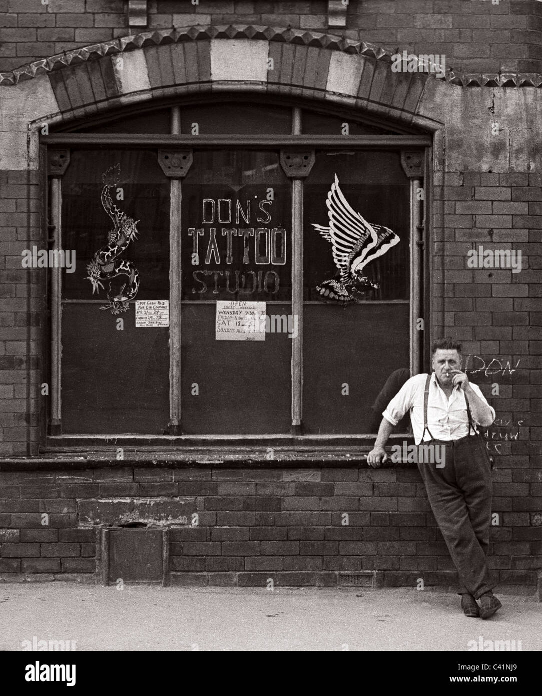 Don's Tattoo Studio Stock Photo - Alamy