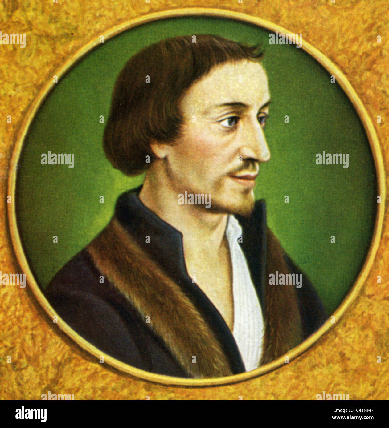 Colour print after painting by hans holbein the younger hi-res stock ...