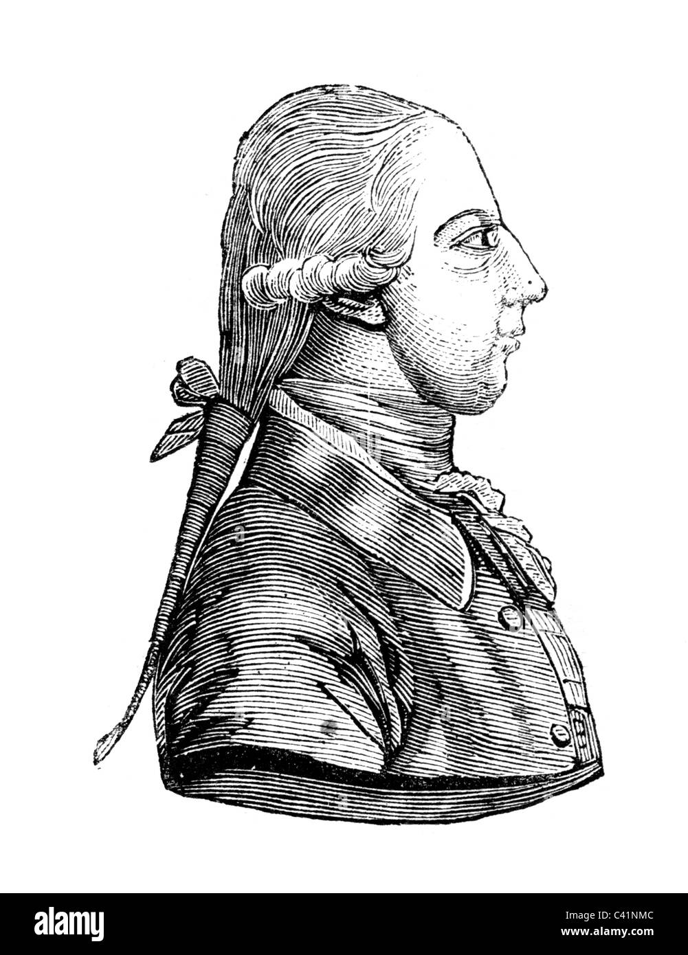 Portrait emperor joseph ii 1741 1790 hi-res stock photography and ...