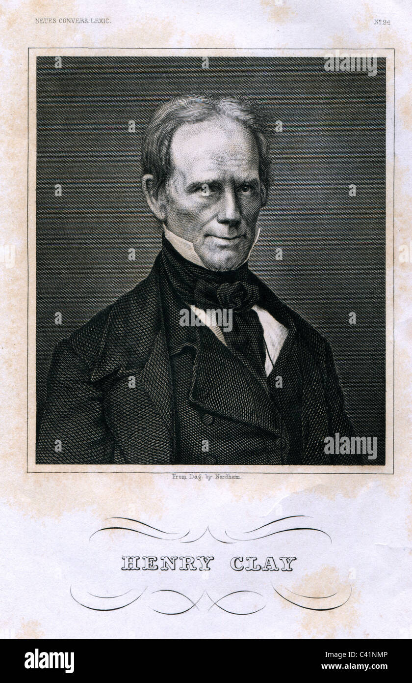 Henry clay house of representatives hi-res stock photography and images ...