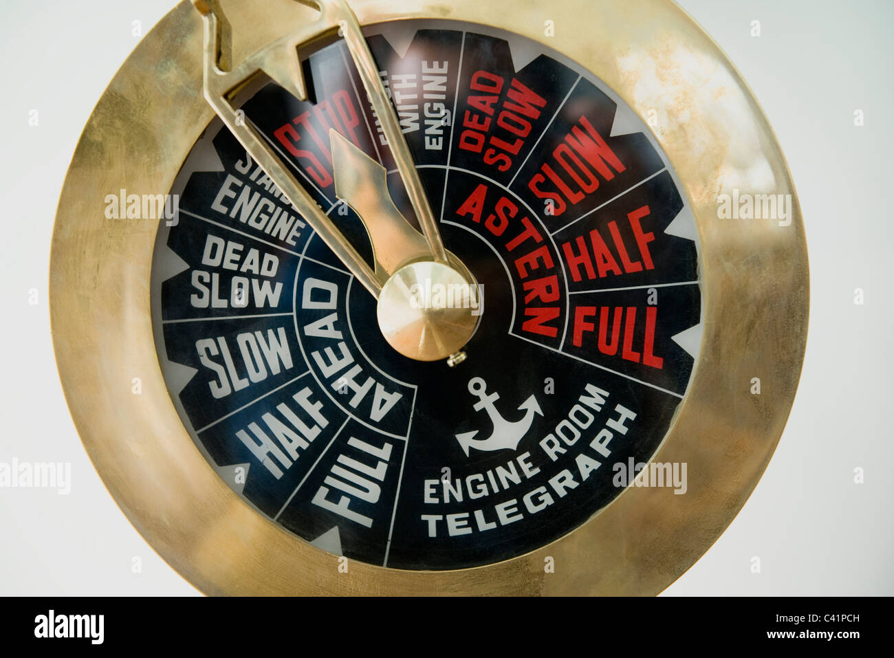 Engine order telegraph hi-res stock photography and images - Alamy