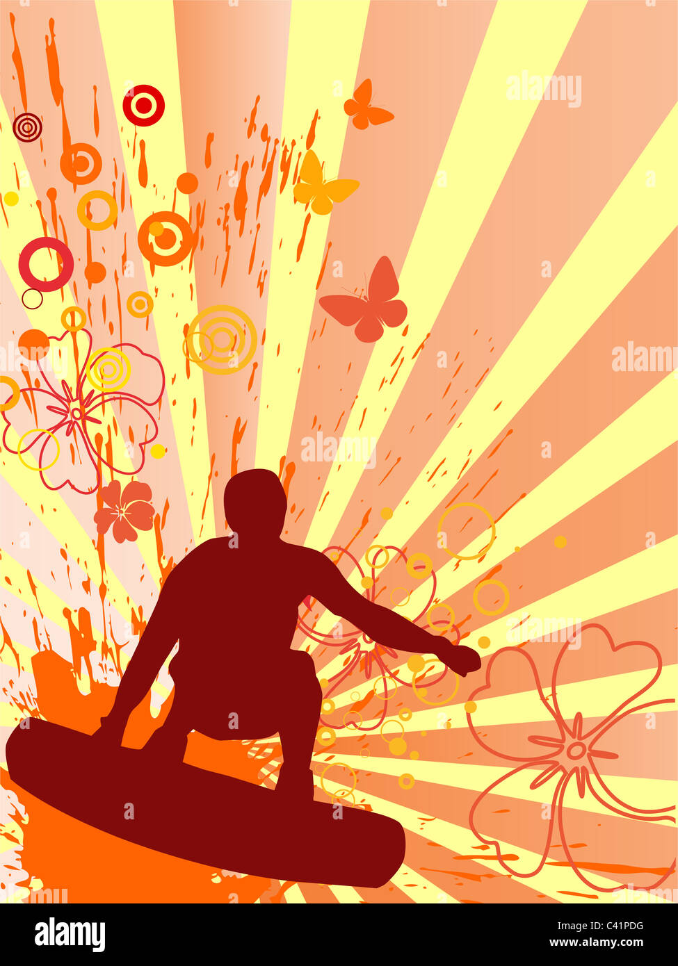 summertime - surfing Stock Photo - Alamy