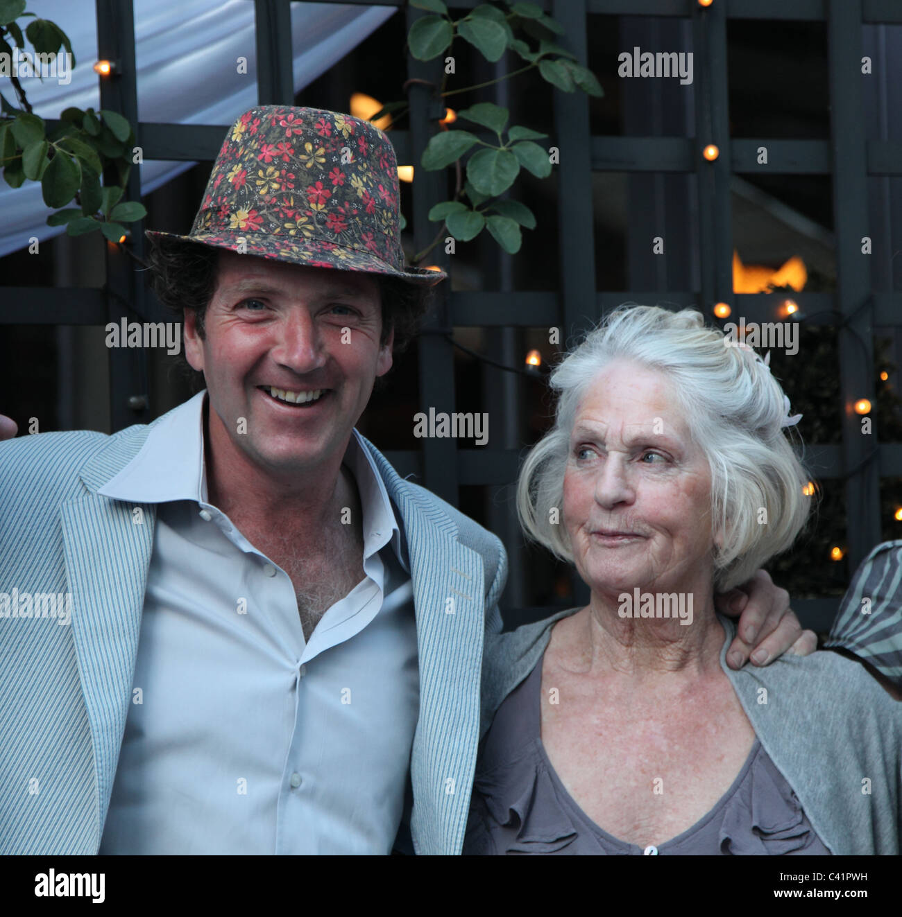 Diarmuid Gavin and his mother, Mrs Jack Gavin Stock Photo - Alamy