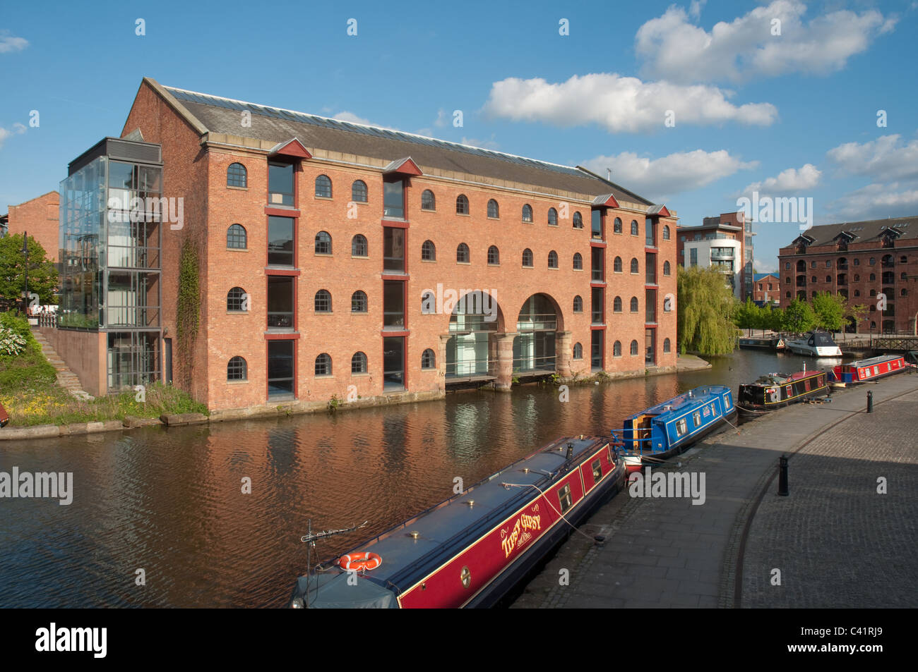 Former warehouse on the banks of the Bridgewater Canal,Castlefield ...