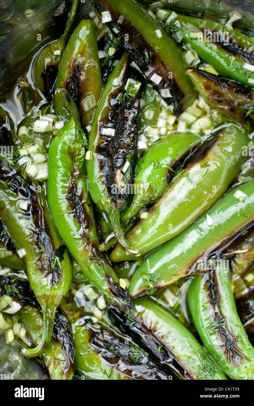 Cooking with serrano peppers hi-res stock photography and images - Alamy