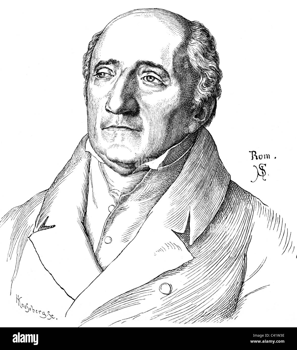 After johann heinrich Black and White Stock Photos & Images - Alamy