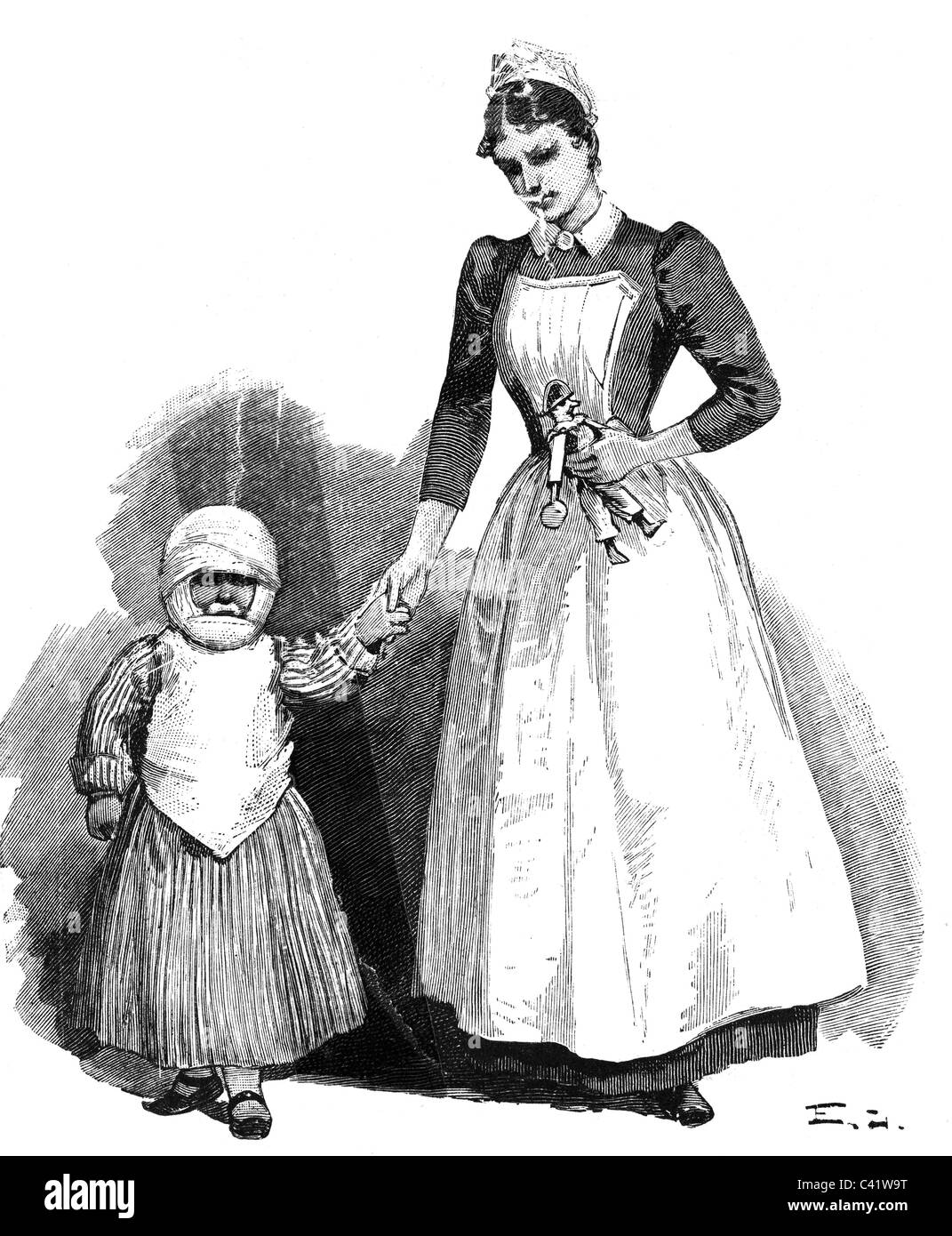 Nurse child patient in Cut Out Stock Images & Pictures - Alamy