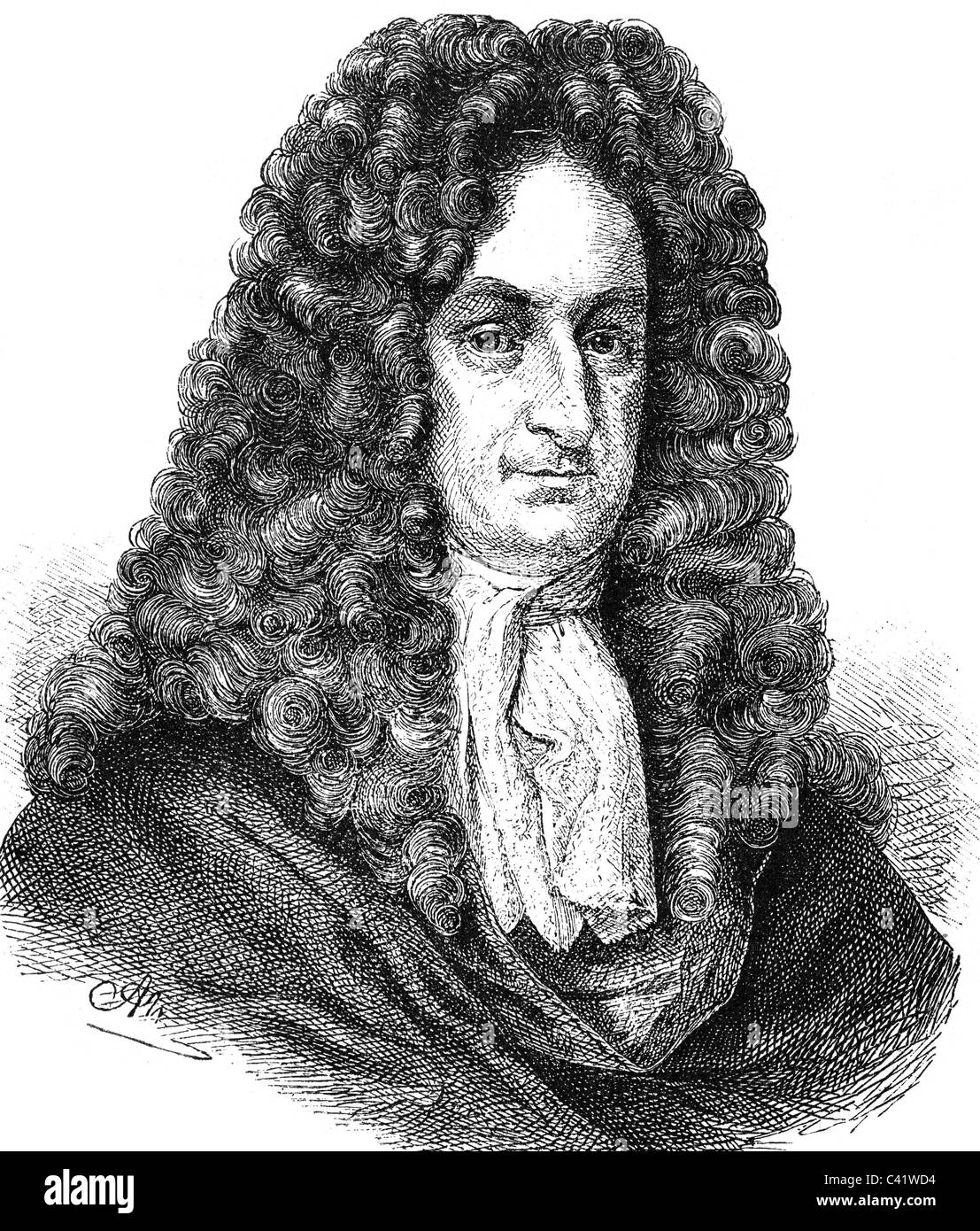 Leibniz, Gottfried Wilhelm, 1.7.1646 - 14.11.1716, German polymath ...