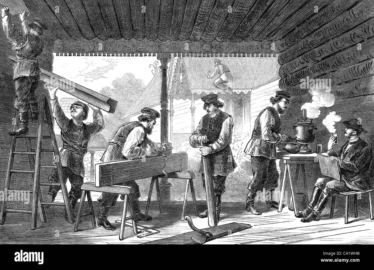 Russian workers hi-res stock photography and images - Alamy