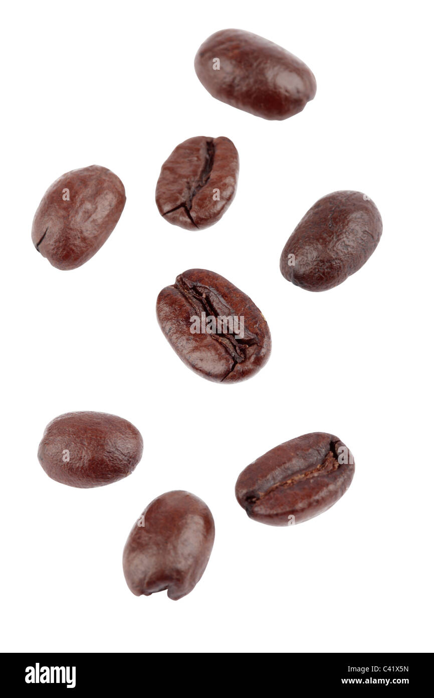 Coffee Beans Cut Out Stock Photo - Alamy