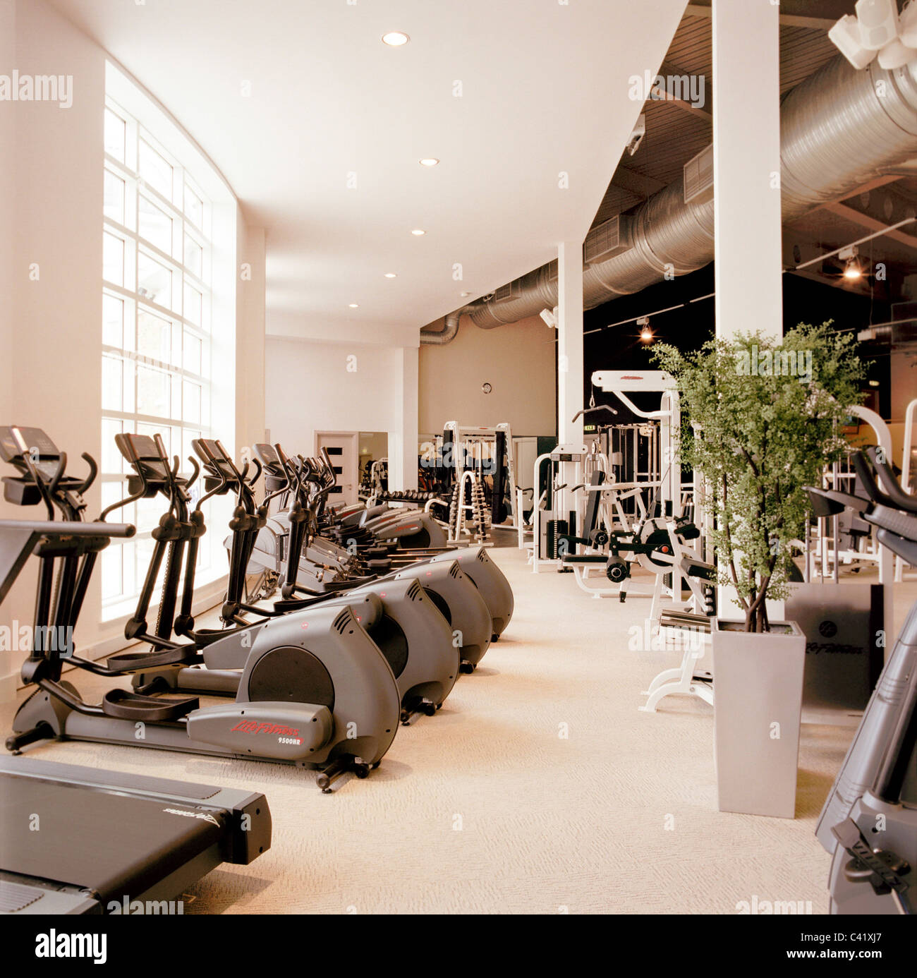 Completed refurbishment Cannons Health club London Stock Photo - Alamy