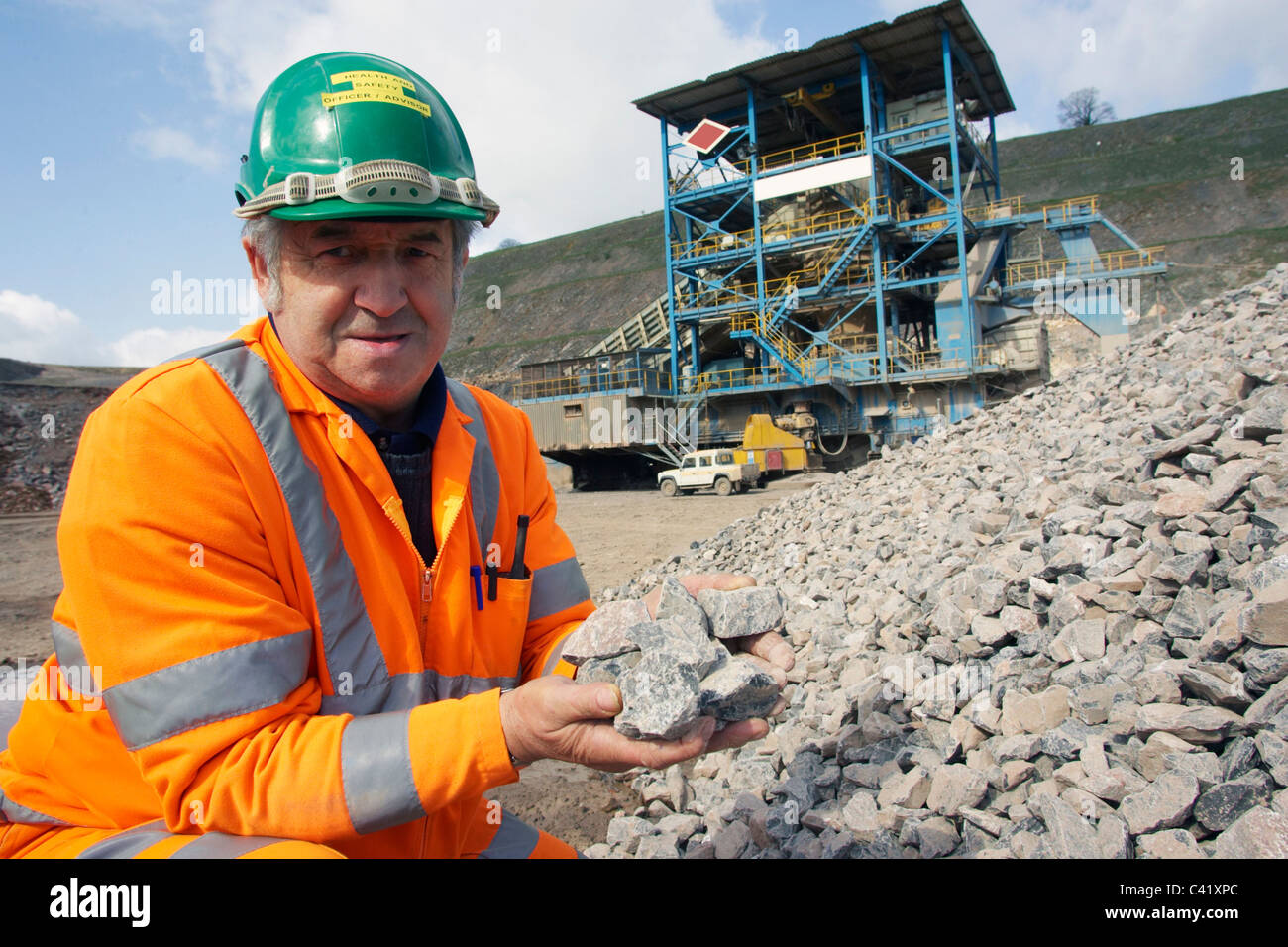 The Yeoman Torr Works quarry in Shepton Mallet England is one of the ...