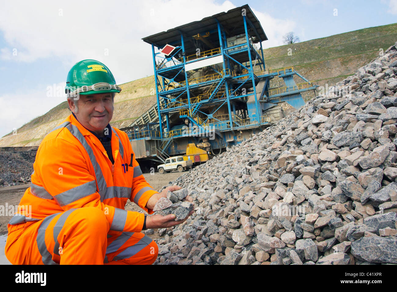 The Yeoman Torr Works quarry in Shepton Mallet England is one of the ...