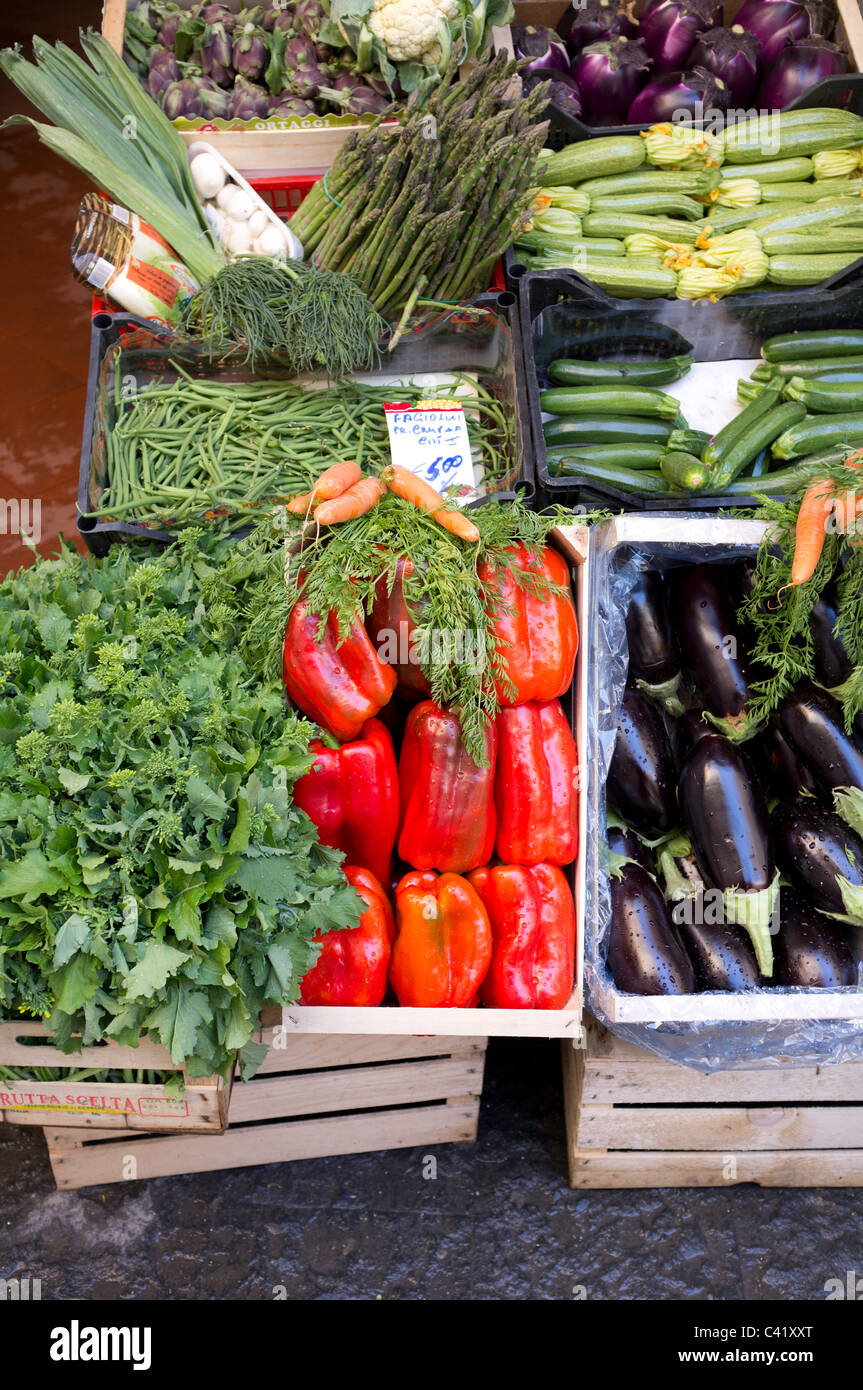 Locally grown produce for sale in Amalfi (SA), Italy Stock Photo - Alamy