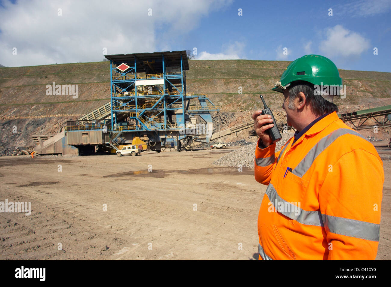 The Yeoman Torr Works quarry in Shepton Mallet England is one of the ...