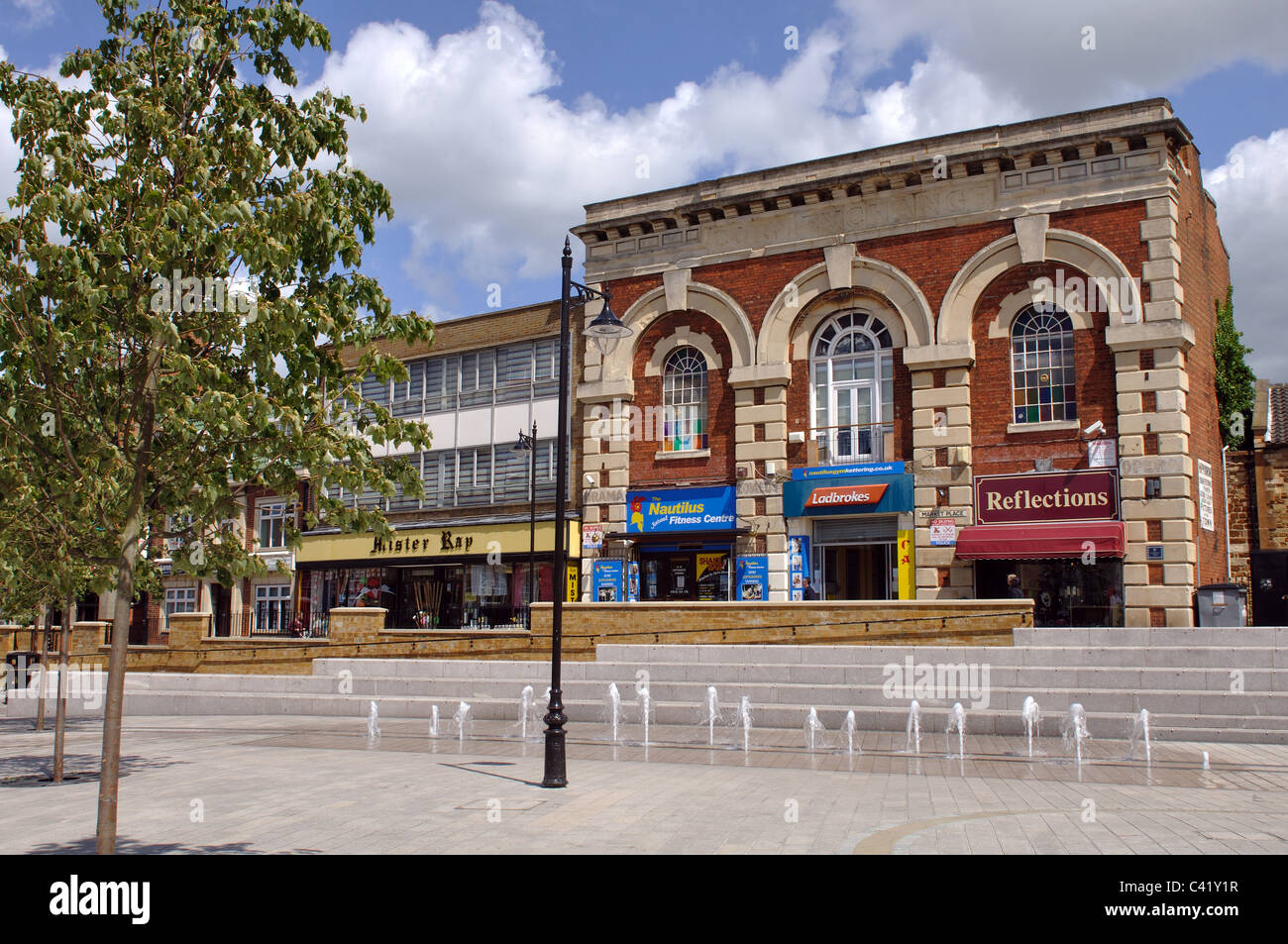 Market Place, Kettering, Northamptonshire, England, UK Stock Photo - Alamy