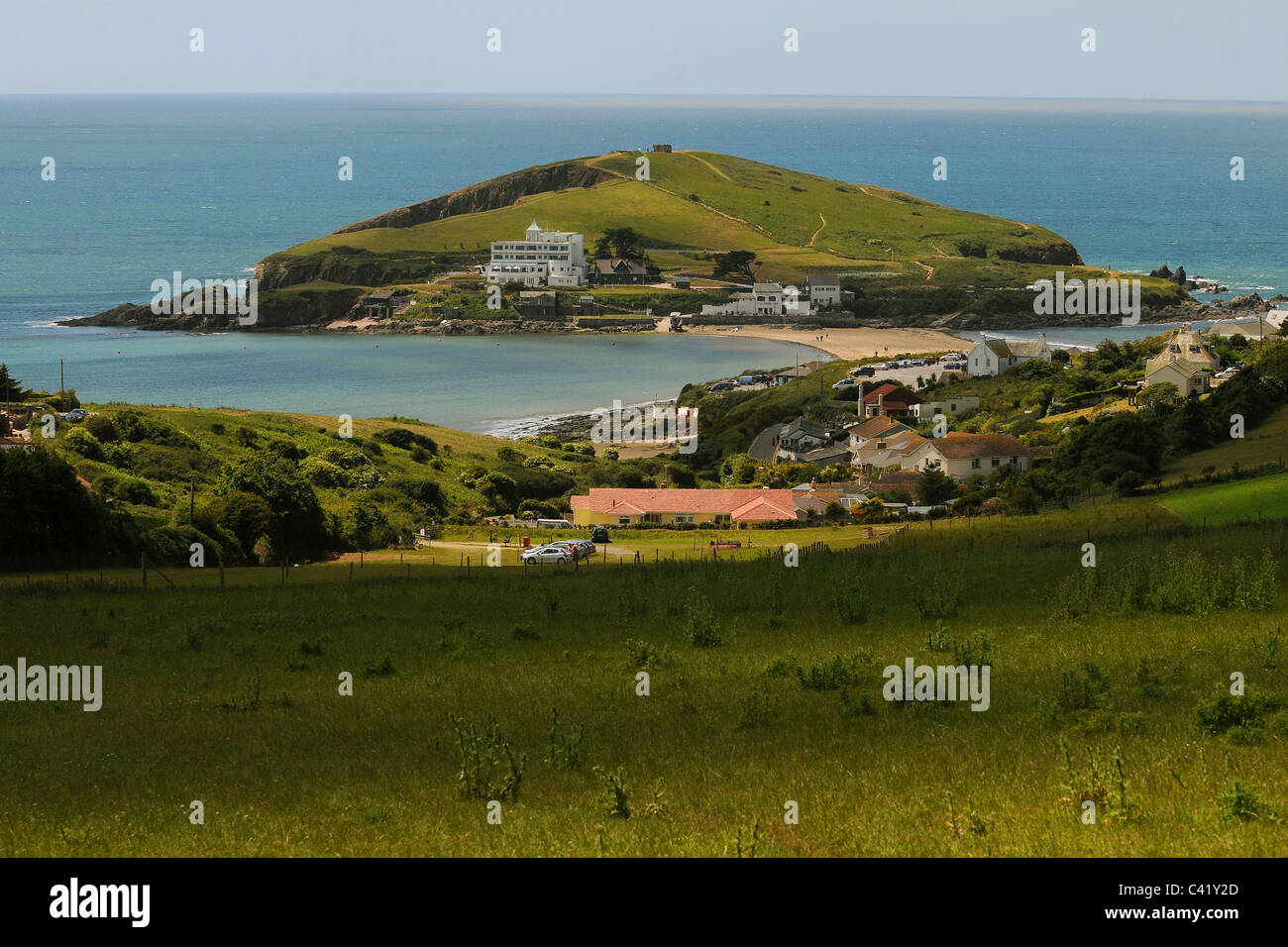 Burgh Island off the coast of South Devon Stock Photo - Alamy