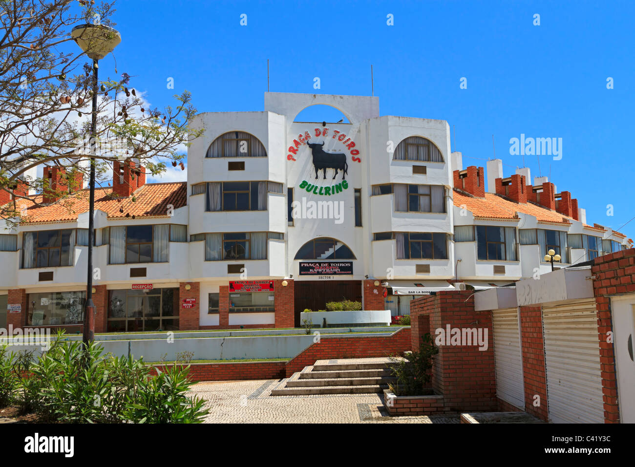 Albufeira Bullring, Oura, Portugal Stock Photo - Alamy