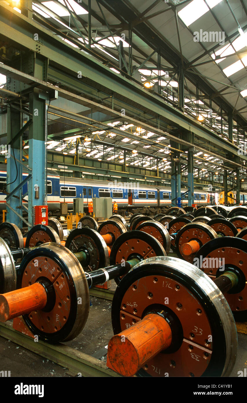 Rail maintenance at Selhurst depot South London Stock Photo - Alamy