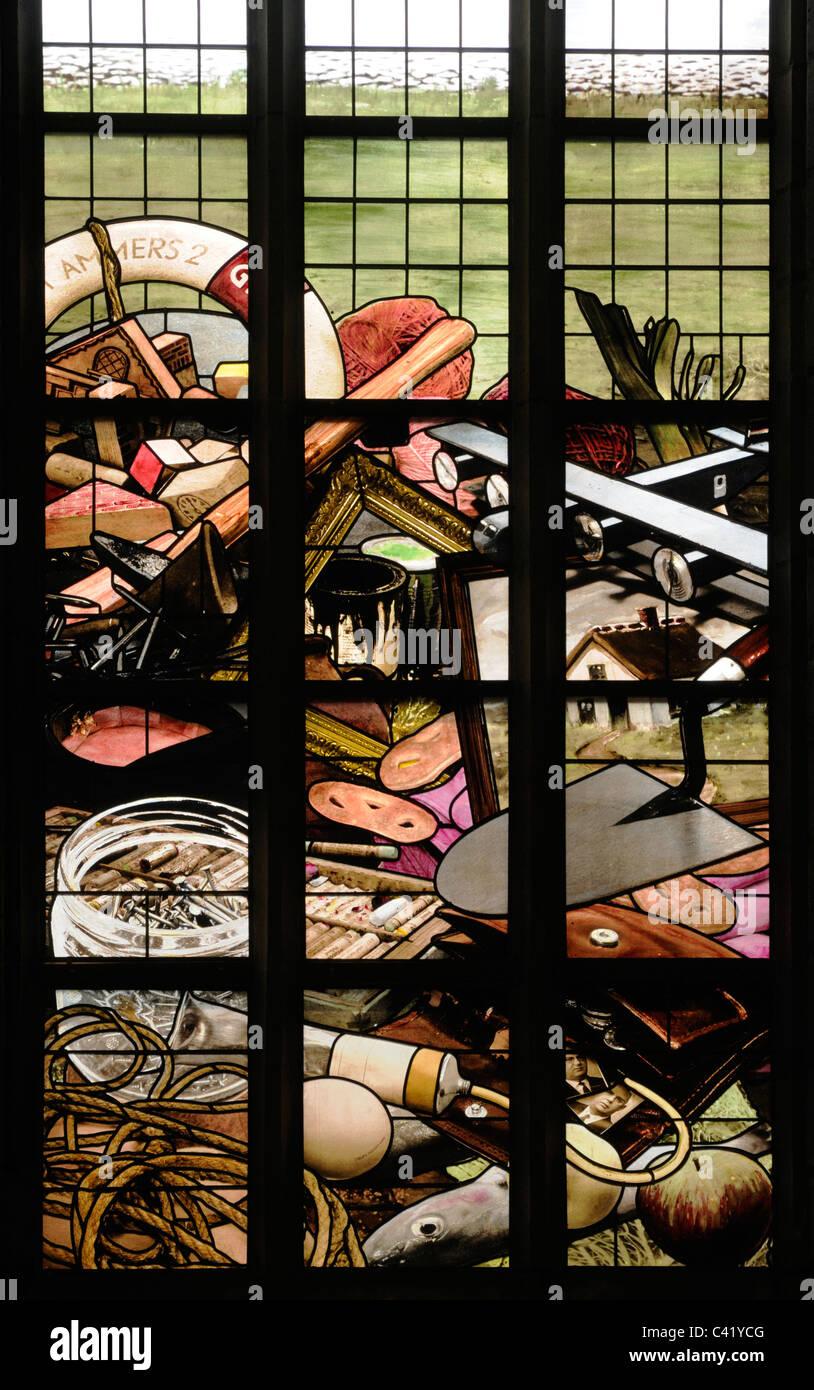 Dordrecht, Netherlands. Grote Kerk (1460-1502) Modern Stained Glass ...