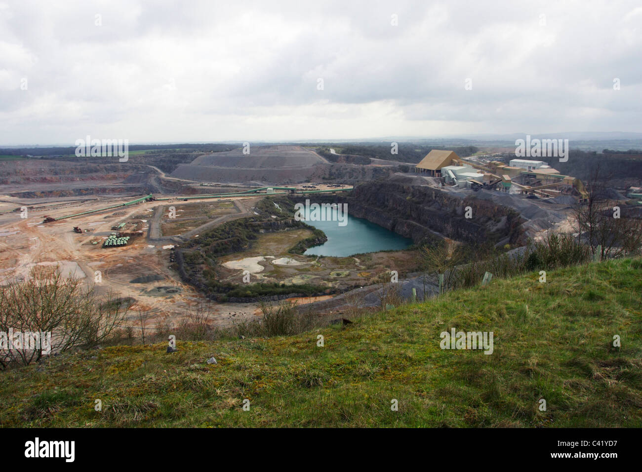 The Yeoman Torr Works quarry in Shepton Mallet England is one of the ...