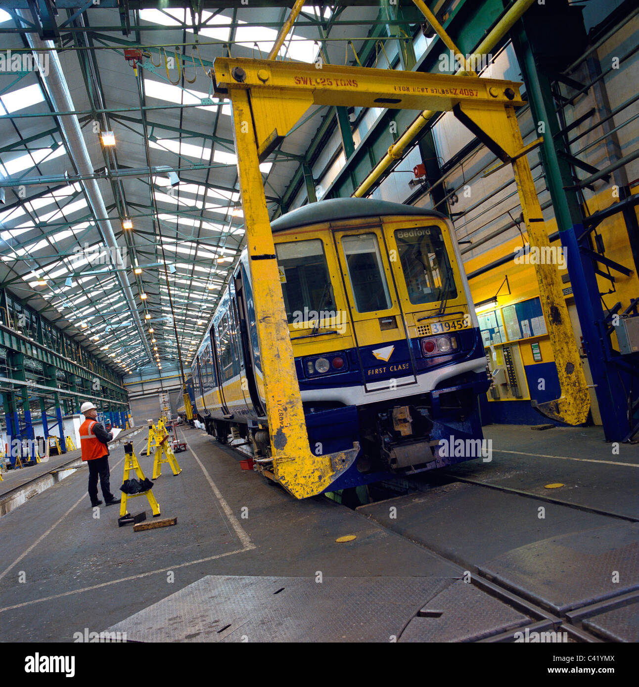 Rail Maintenance Selhurst depot London Stock Photo - Alamy