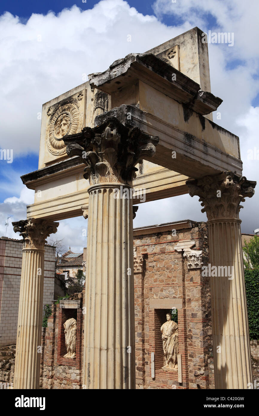 Statue in the roman forum merida hi-res stock photography and images ...