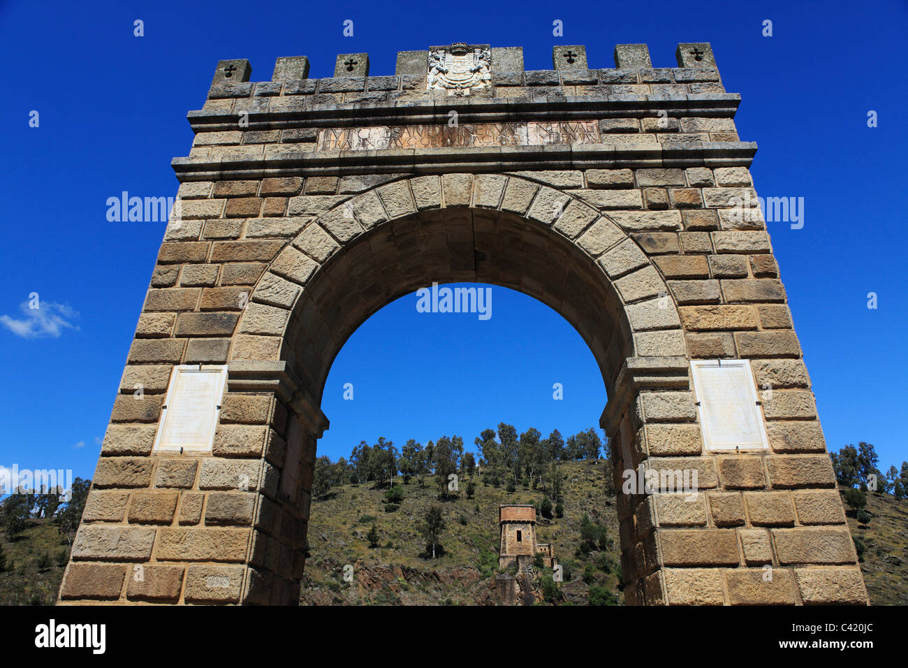 Roman bridge of alcantara hi-res stock photography and images - Alamy
