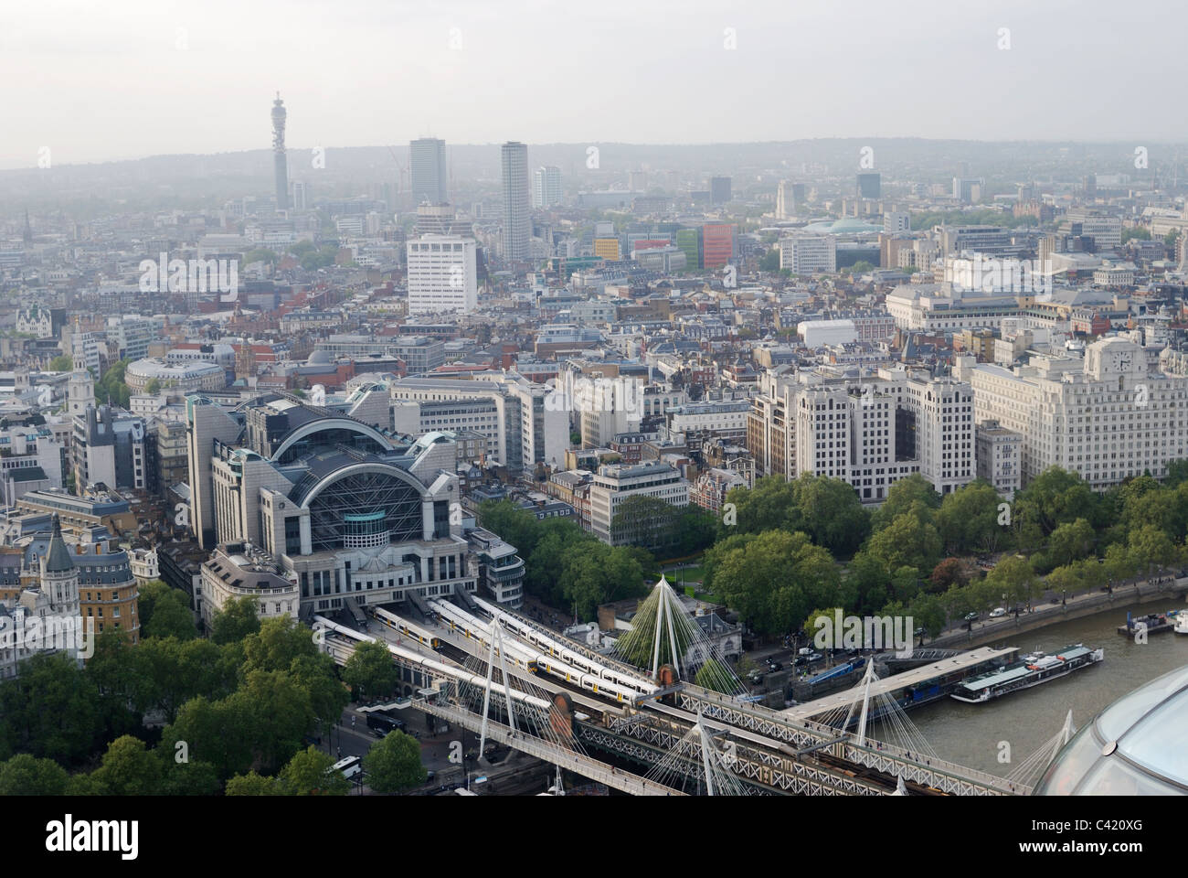 Aerial view of central london hi-res stock photography and images - Alamy