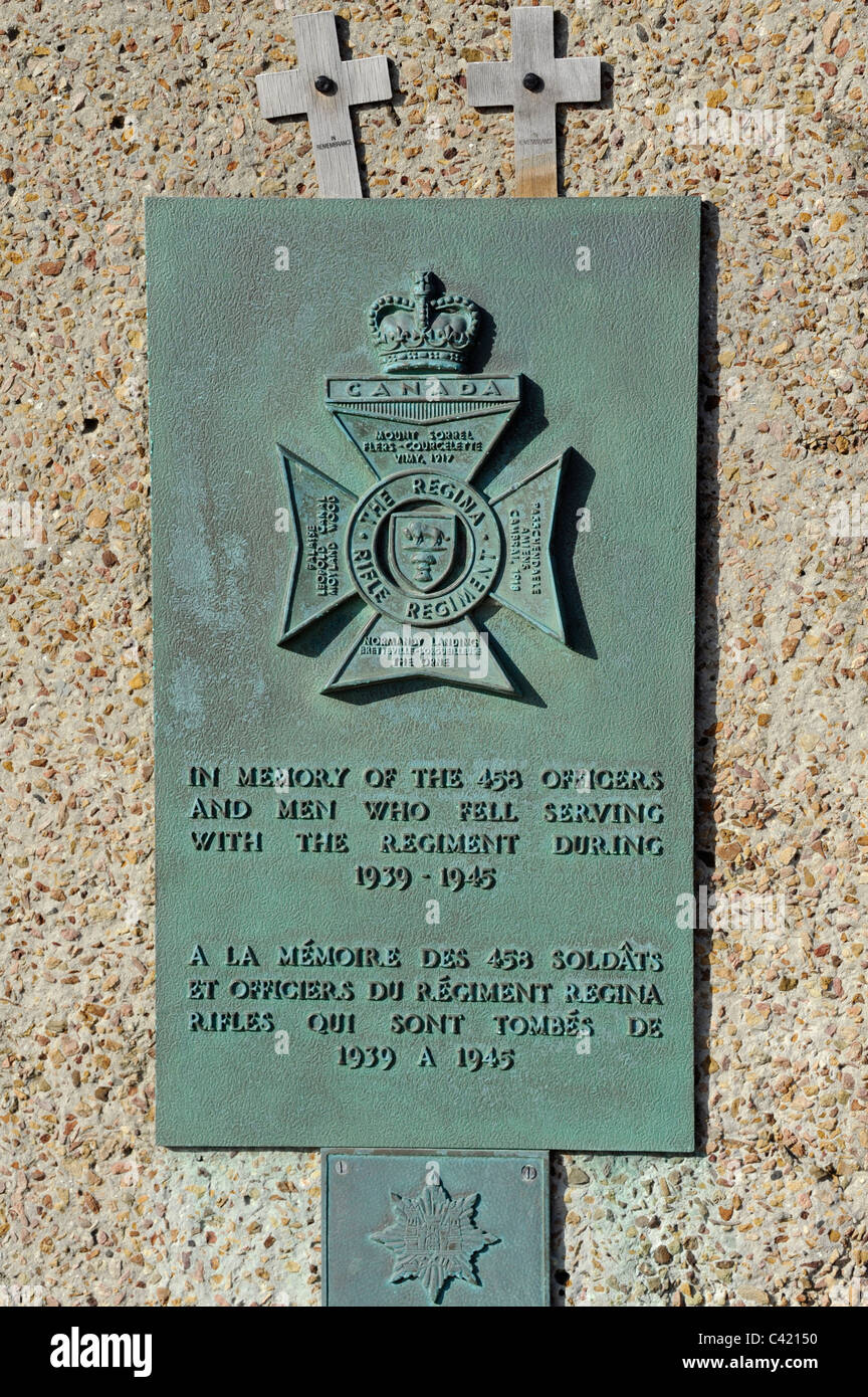D Day,Canadian war memorial,WW II;Courseulles-sur-Mer,Calvados,Normandy ...