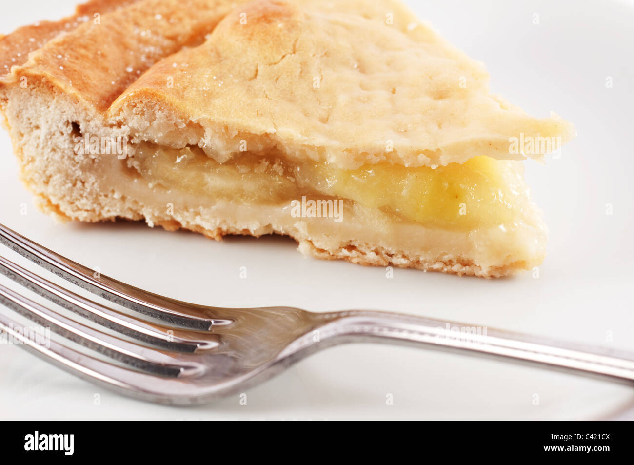 A slice of apple pie Stock Photo - Alamy