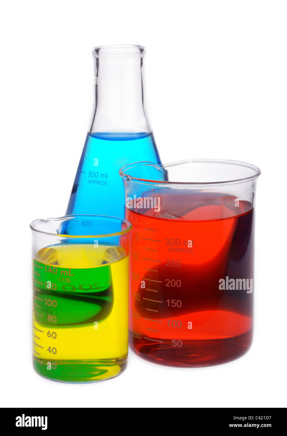 Beaker Water Color Experiment High Resolution Stock Photography and ...