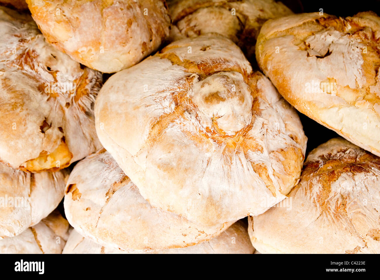 traditional bread from Mediterranean spain cereal food Stock Photo - Alamy
